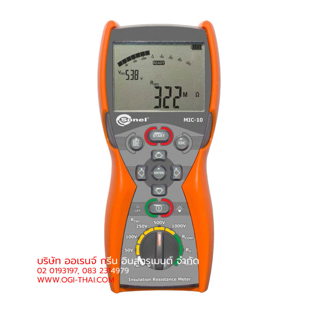 เครื่องมือวัดค่าความต้านทานฉนวน INSULATION RESISTANCE TESTER – ORANGE ...